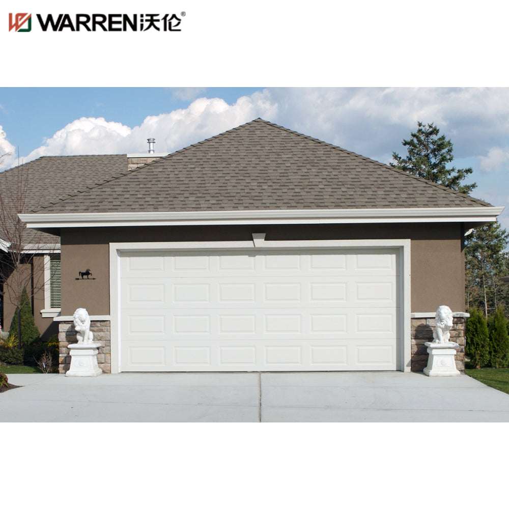 Warren 18x8 Garage Door Modern 2 Car Garage Door Modern Aluminum Garag – Warren Garage Doors and ...