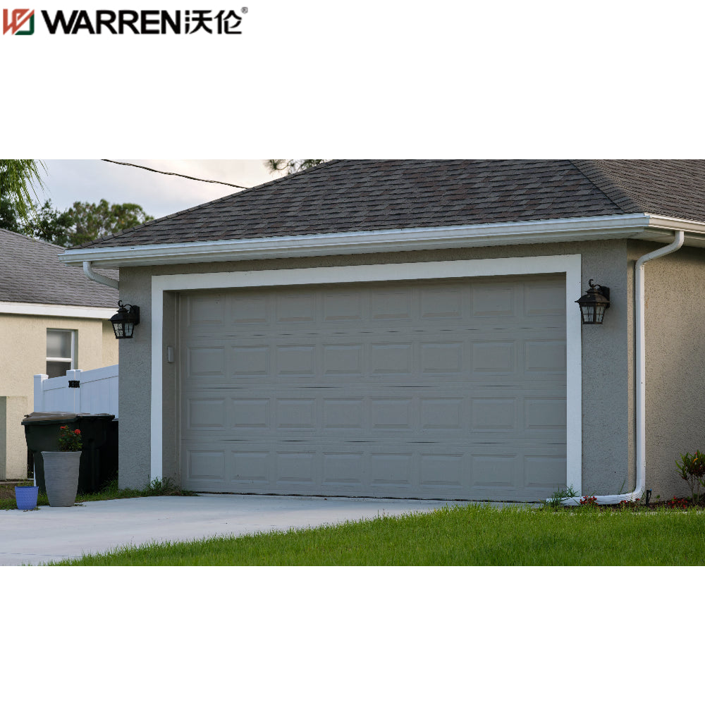 Warren 8x6 5 Black Tinted Glass Garage Door Two Car Garage Door With W ...