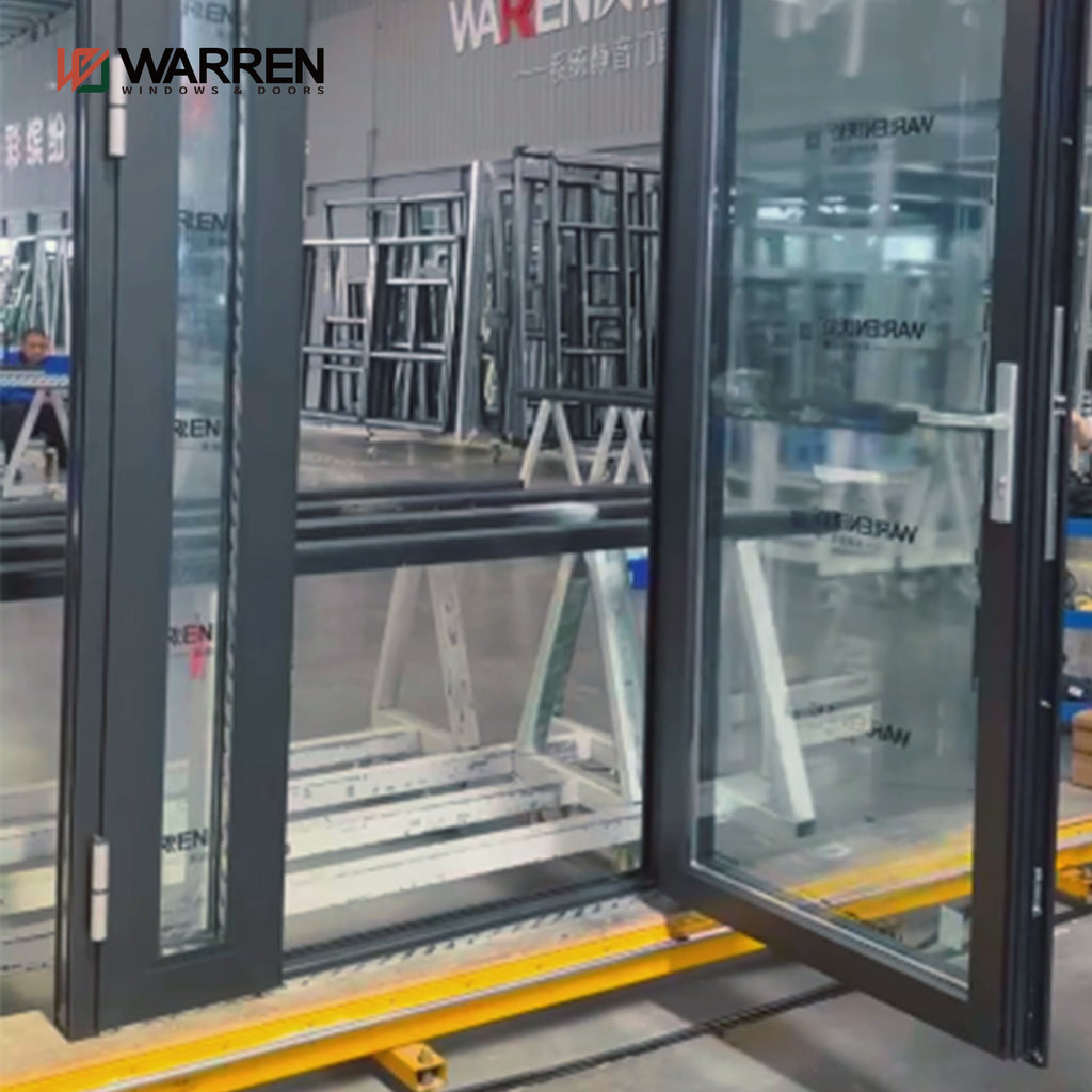 High Quality Custom Exterior French Patio Doors Asymmetric Openable Si ...